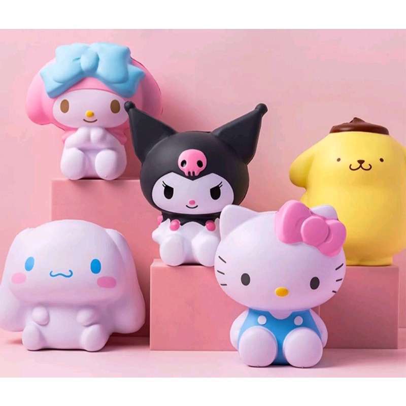 Jual Squishy Sanrio Karakter Cinnamon Melody Kuromi Pompurin Hello Kitty - Squishy Mlody2 Short ...