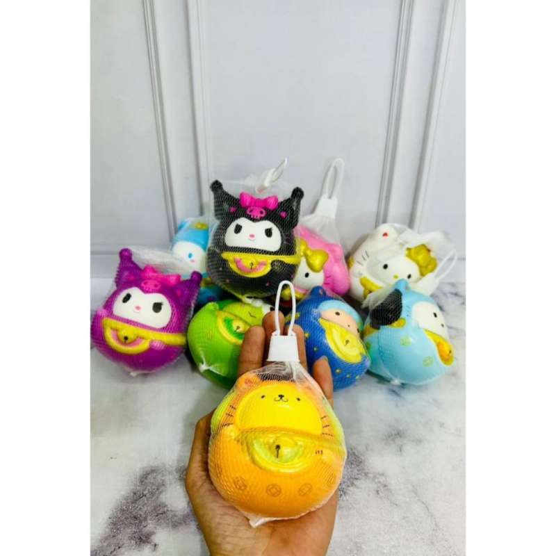 Jual Squishy Sanrio Karakter Cinnamon Melody Kuromi Pompurin Hello Kitty - Squishy Kuromi Short ...