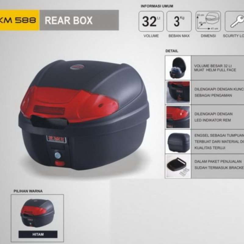 Promo Box Motor Kmi 588 30 Liter Diskon 33% Di Seller Desa Otomotif - Meruya Selatan (udik ...