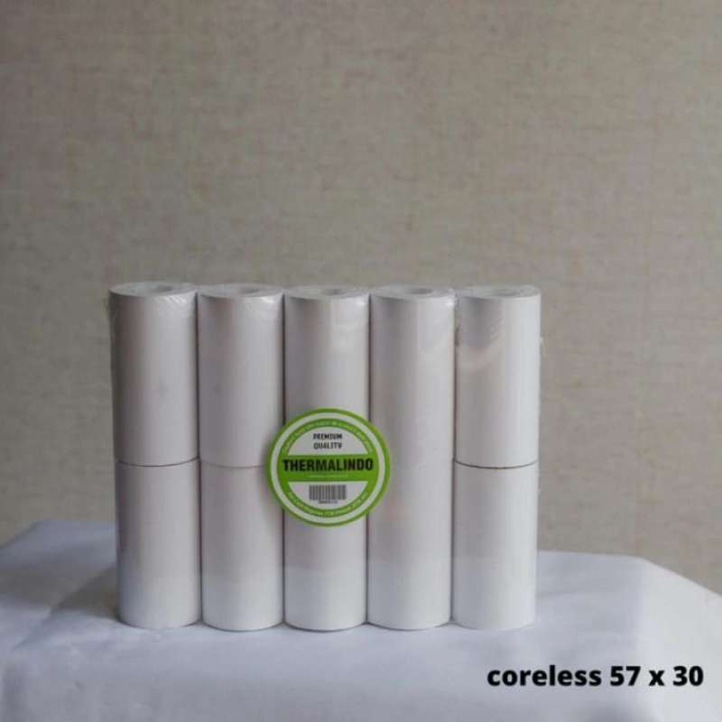 Jual Kertas Struk Kasir/kertas Roll Thermal Ukuran 57x30 Di Seller ...