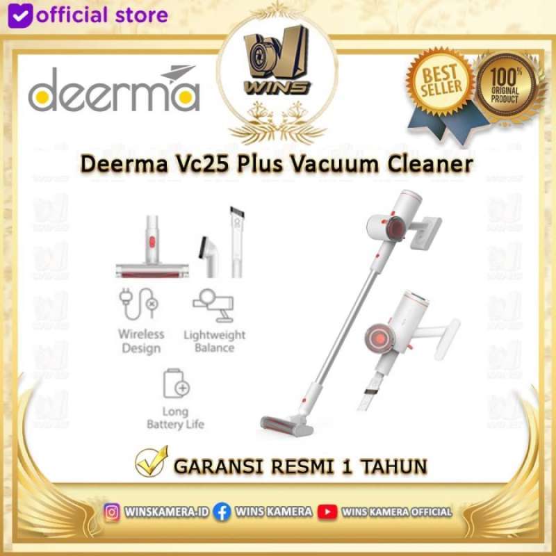 Promo Deerma Vc25 Plus Vacuum Cleaner - Garansi Resmi 1 Tahun Diskon 33% Di Seller Masteguh ...