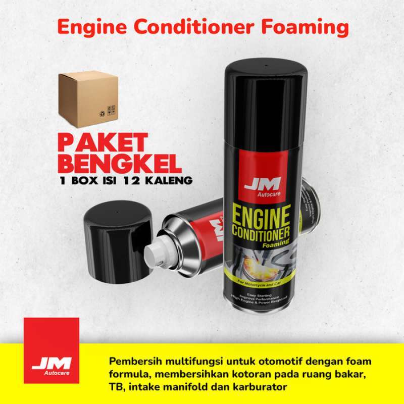 Promo Jm Engine Conditioner Foam 1 Box Isi 12 Pcs - Super Engine ...
