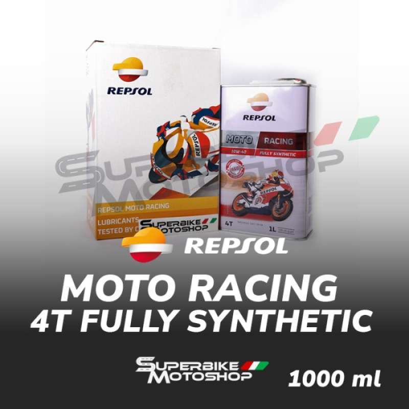 Promo Oli Mesin Motor 4 Tak Repsol Oil 4t Moto Racing 10w40 Diskon 15% ...