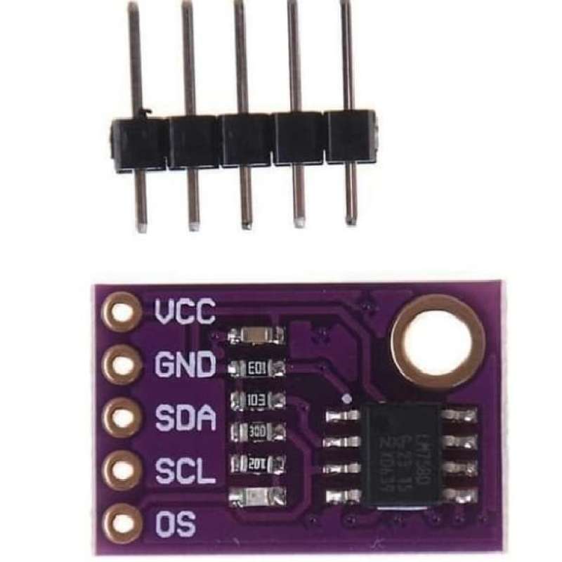 Jual High Accuracy Lm75a I2c Digital Temperature Sensor Module For ...