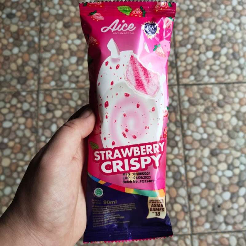 Jual Aice Strawberry Crispy Termurah - Harga Grosir Terupdate Hari Ini ...