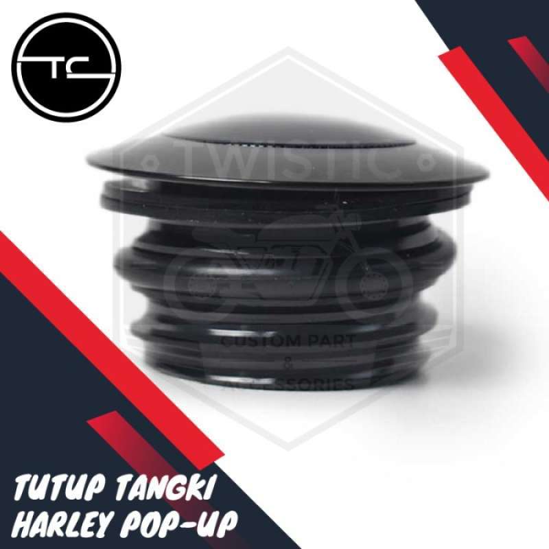 Promo Tutup Tangki Popup Pop Up Cnc Motor Harley Custom Diskon 23% Di ...
