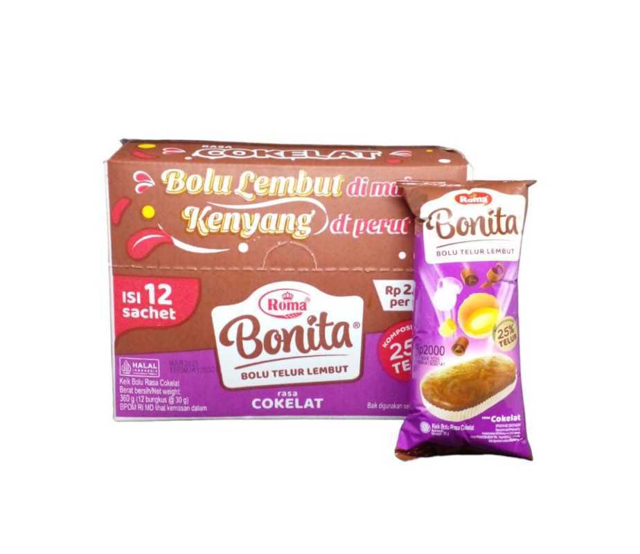Jual Roma Bonita Box 30gr - Box Isi 12 Pcs - Coklat Di Seller Toko Suka ...