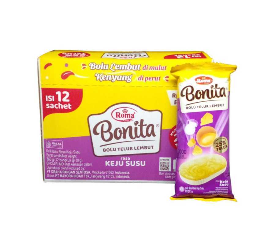 Jual Roma Bonita Box 30gr - Box Isi 12 Pcs - Keju Susu Di Seller Toko ...