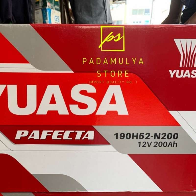 Promo Aki Basah N200 Yuasa Pafecta 12v 200ah 190h52 Battery Kapal Genset Diskon 2% Di Seller ...