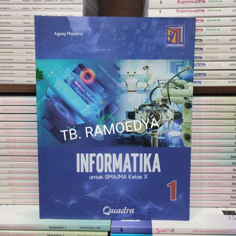 Promo Buku Informatika Sma/ma Kelas X Kurikulum Merdeka Quadra Diskon ...