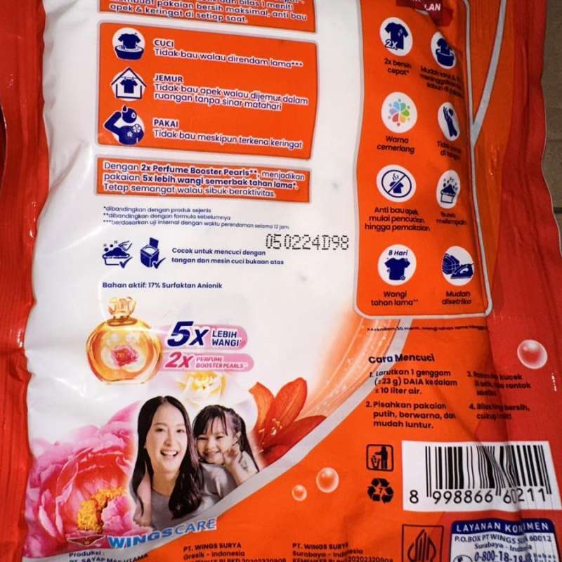 Jual Detergen Daia Floral Kemasan Sachet 46 Gr Di Seller Iskandarbfp ...