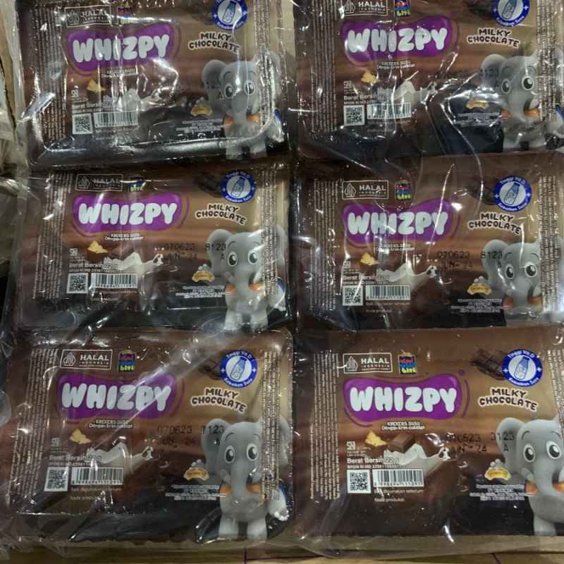 Jual Tini Wini Biti Whizpy Krekers Susu Dengan Krim Coklat Di Seller ...