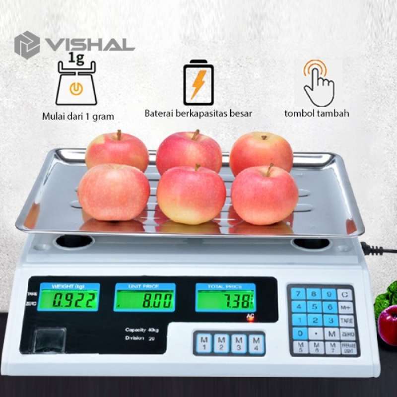 Promo Digital Computing Scale 30kg Double Display/timbangan Perhitungan ...