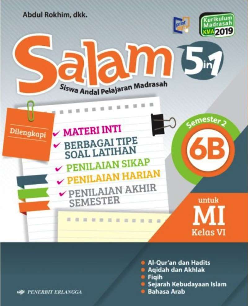 Promo Buku Soal Mi Salam (5 In 1) Kelas. 6b/k2019 | 0092970511 Diskon 26% Di Seller Huka Shop ...