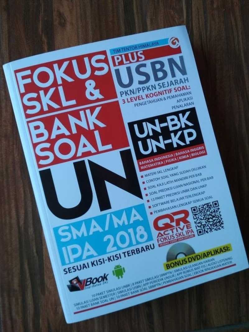 Promo Buku Un Sma Terbaru Fokus Skl & Bank Soal Un Sma Ma Ipa 2018 ...