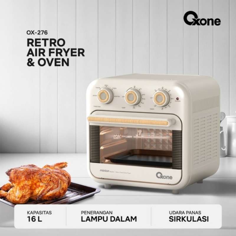 Jual Oxone Ox-276 Retro Mini Oven & Air Fryer Minion Series Di Seller ...
