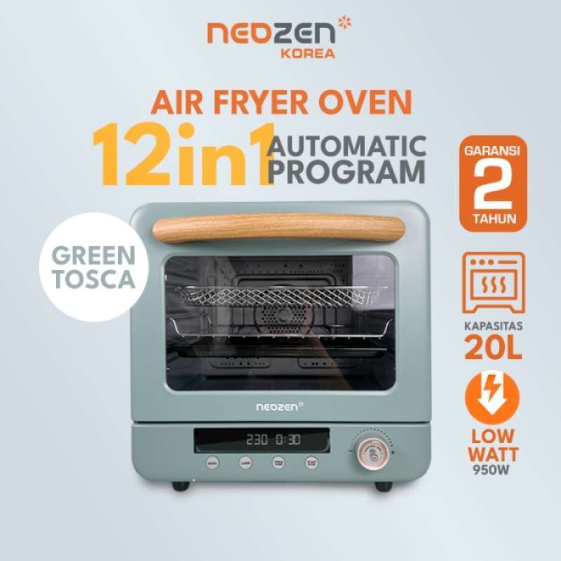 Jual Neozen Air Fryer Oven - Low Watt 20 Liter - Green Tosca Di Seller ...