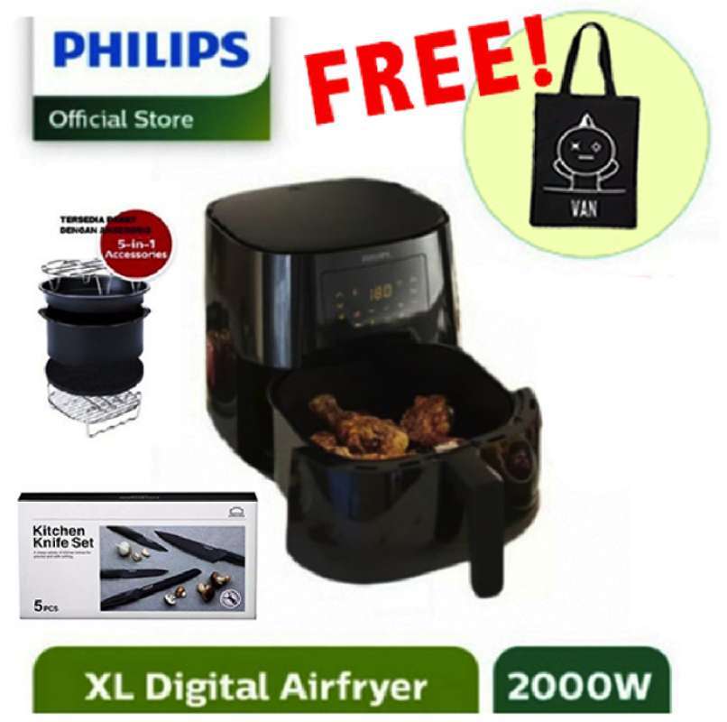 Jual Philips Essential Air Fryer Digital Hd 9270 Xl Airfryer Hd9270 ...
