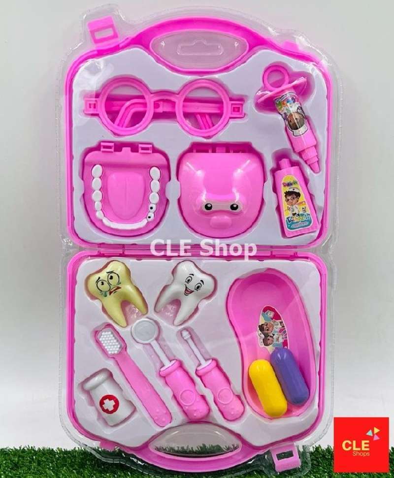 Promo Mainan Dokter Dokteran Gigi Dentist Set Play Mainan Doctor Gigi Sni - Gigi Koper Biru ...