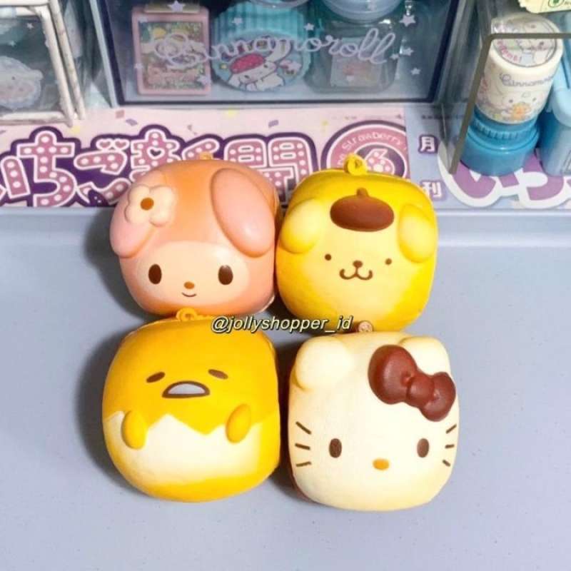 Promo Promo!! [ready Stock] Squishy Chigiri Bread Tahu Sanrio Hello ...