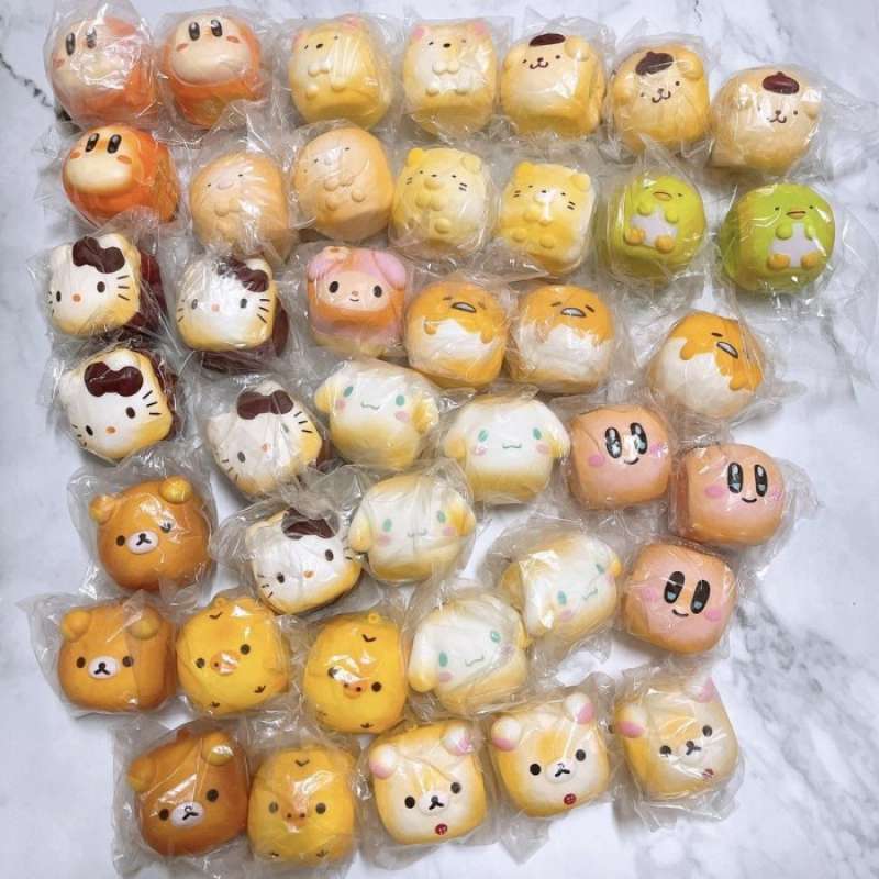 Promo Promo!! [ready Stock] Squishy Chigiri Bread Tahu Sanrio Hello ...
