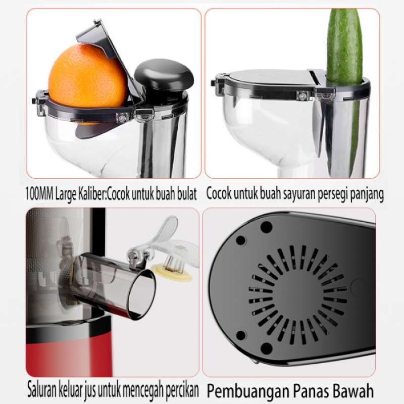 Jual Mesin Pembuat Jus Electric Slow Juicer Multifungsi Extractor ...