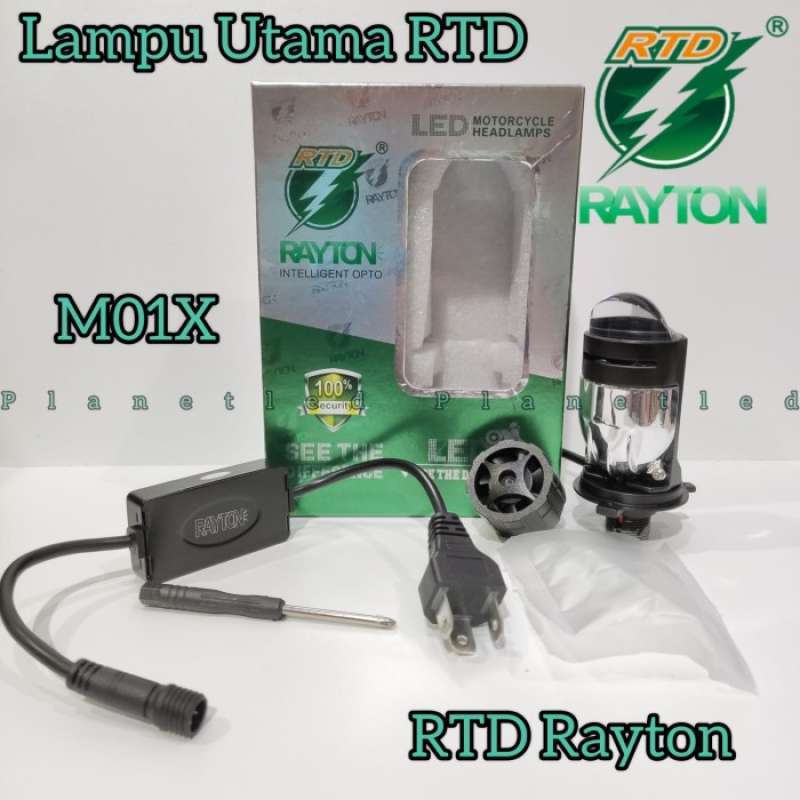 Promo Original Rtd Rayton - Lampu Utama Led M01x-h4 + Kipas Pendingin ...