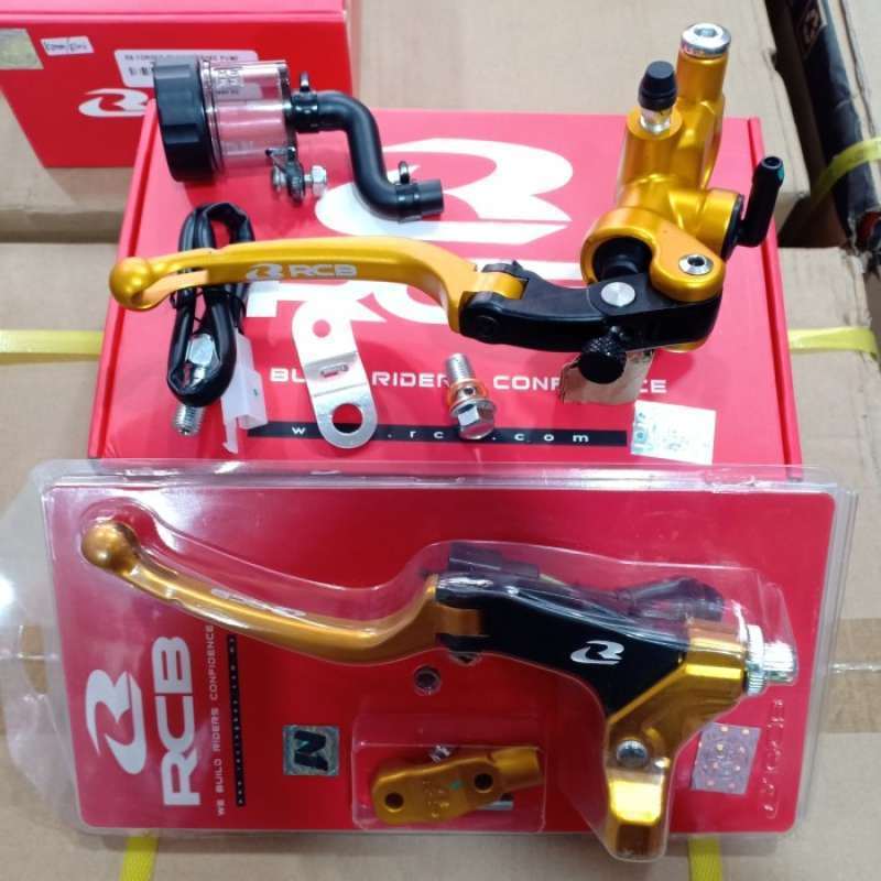 Promo Master Rem Plus Kopling Rcb S1 Radial 14mm 150/ Satria Fu/ - Gold ...