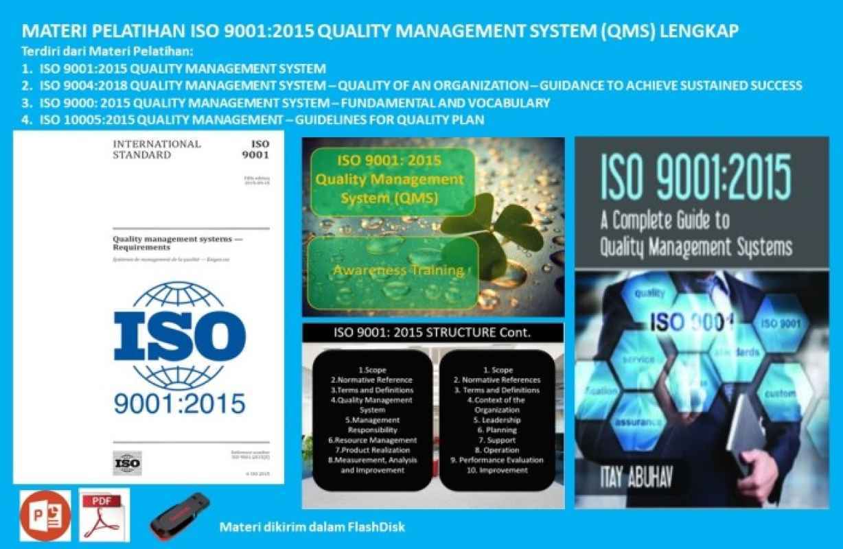 Promo Materi Pelatihan Iso 9001 : 2015 Quality Management System Lengkap - Iso10005 Multicolor ...