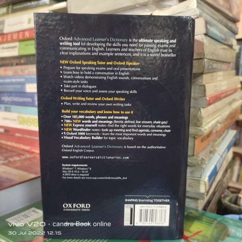 Promo Buku Oxford Advanced Learner's Dictionary 9th Edition (hard Cover ...