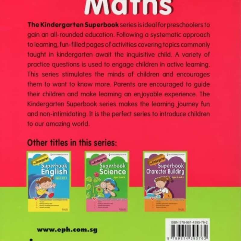 Promo The Kindergarten Superbook Maths | Buku Belajar Matematika Anak ... Promo The Kindergarten Superbook Maths | Buku Belajar Matematika Anak ...