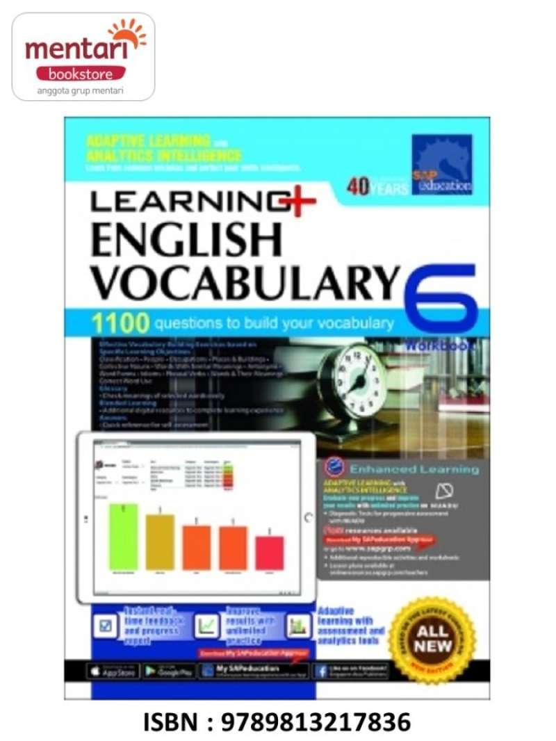 Promo Learning English Vocabulary Workbook - Level 6 Diskon 26% Di ...