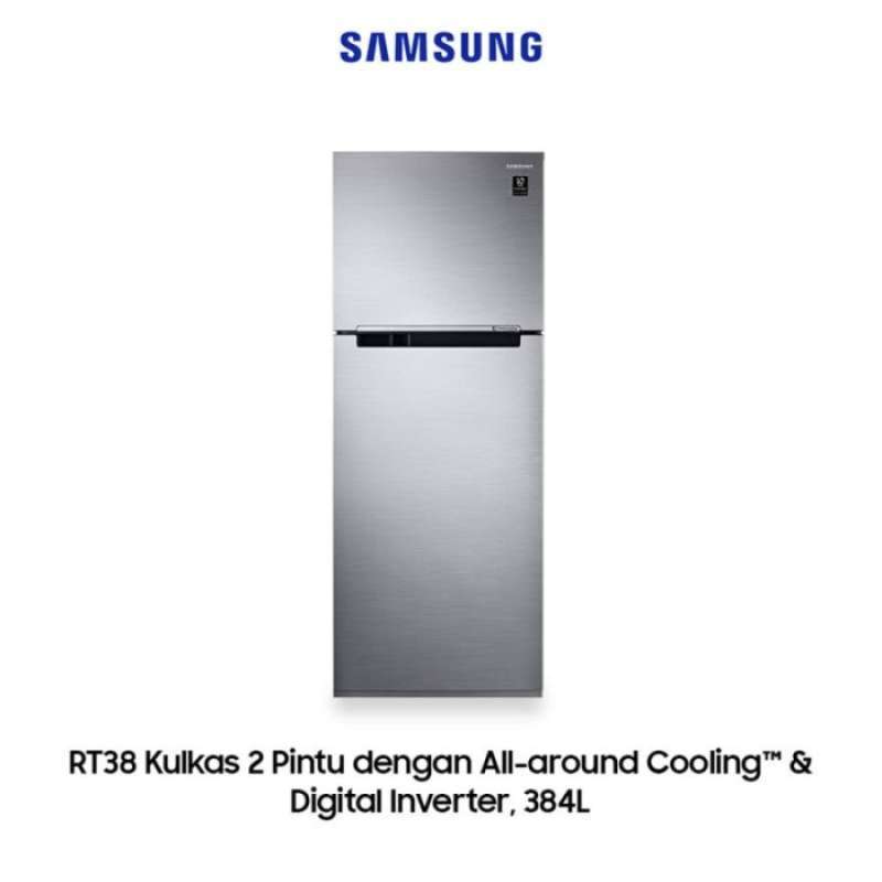 Promo Samsung Rt38 Rt38k503js8/se Kulkas 2 Pintu All-around Cooling Â„¢ 397l Diskon 23% Di ...
