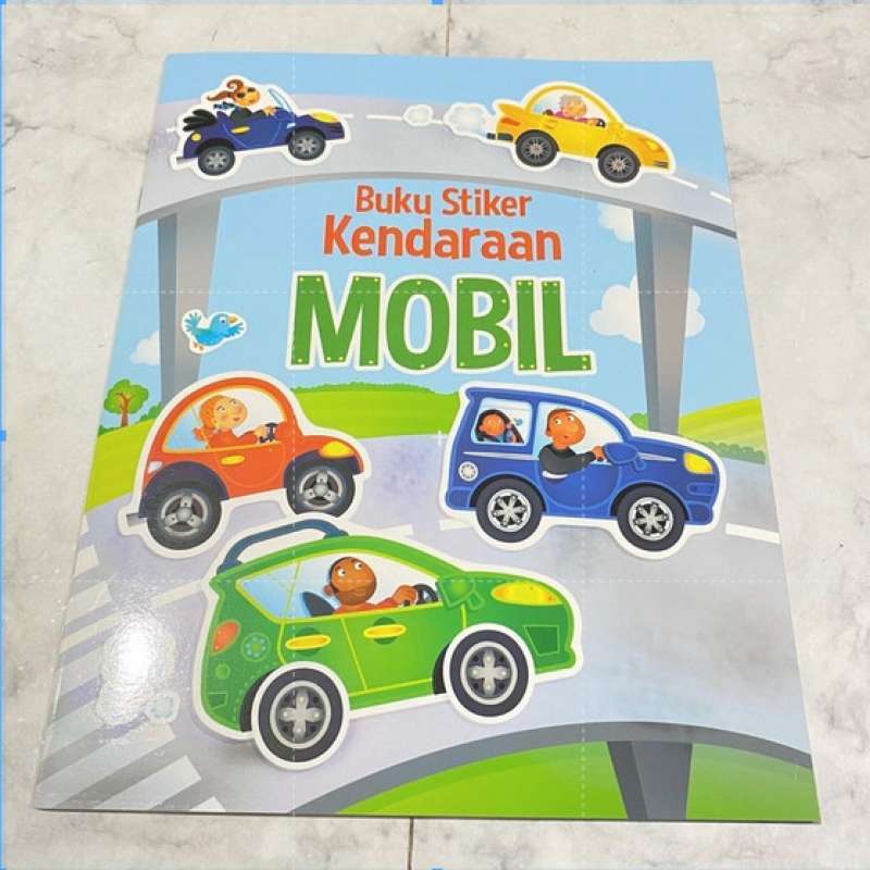 Promo Buku Stiker Kendaraan Mobil Buku Cerita Anak Bahasa Indonesia ...