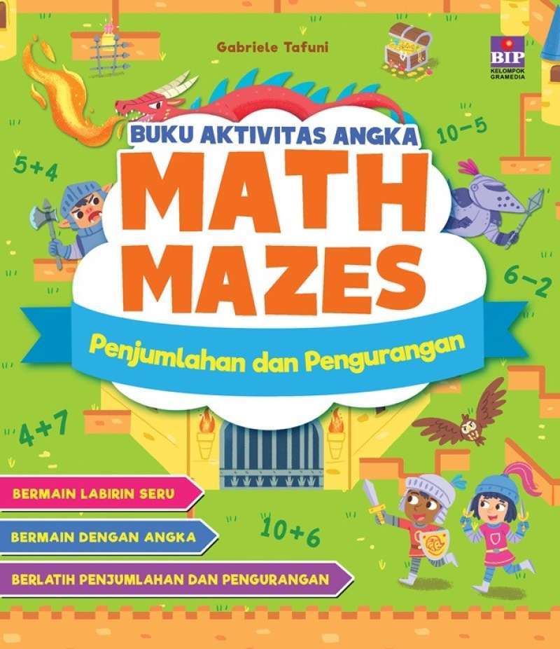 Promo Buku Aktivitas Angka Math Maze Penjumlahan Dan Pengurangan Diskon ...