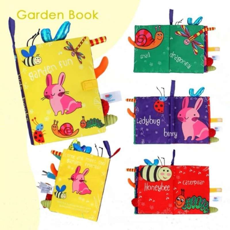 Promo Soft Book Buku Kain Busy Book For Baby - Ocean - Garden ...