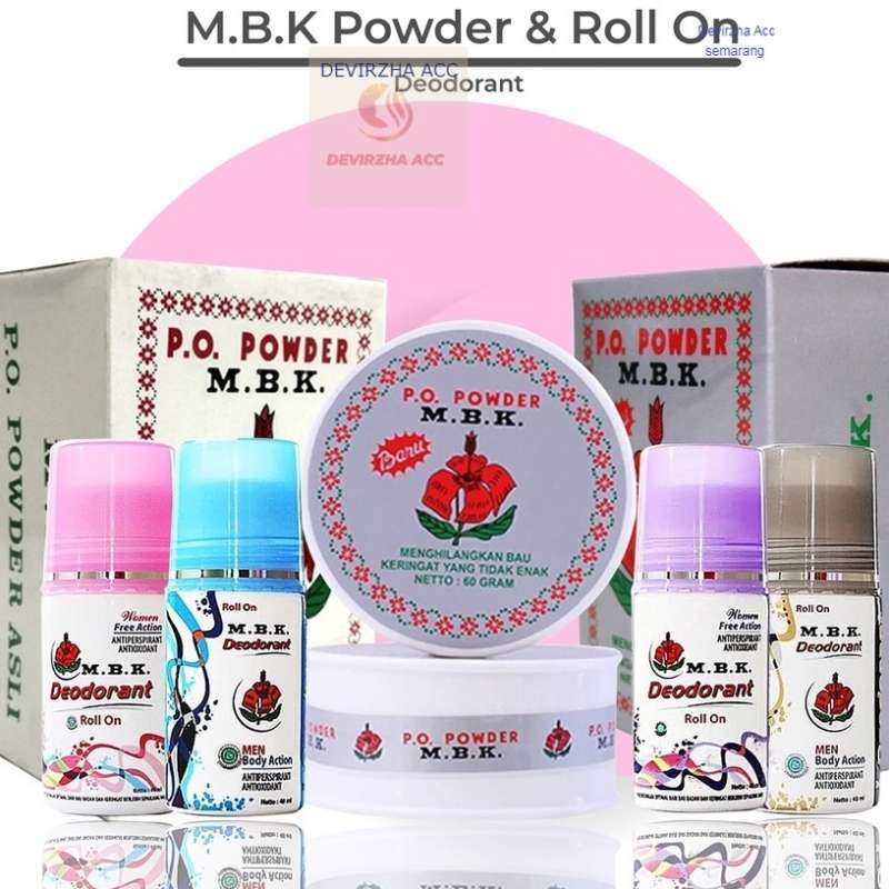 Jual M.b.k Deodorant Roll On / Bedak Mbk Box / Penghilang Bau Badan By Devirzha Acc - Mbk - Biru ...