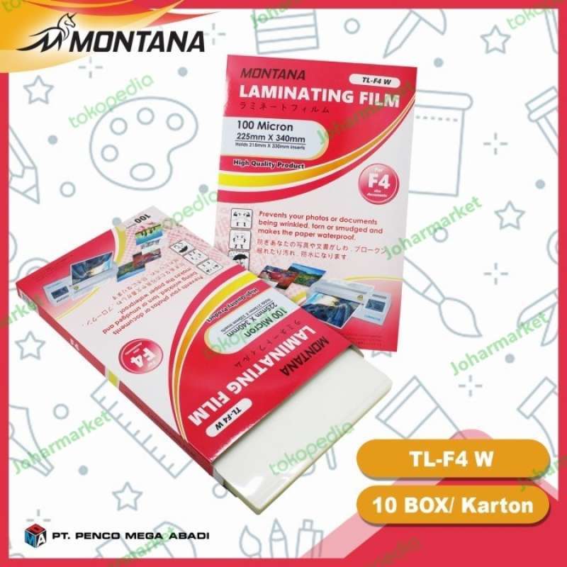 Jual Plastik Laminating Montana Ukuran Folio Di Seller Noelle ...