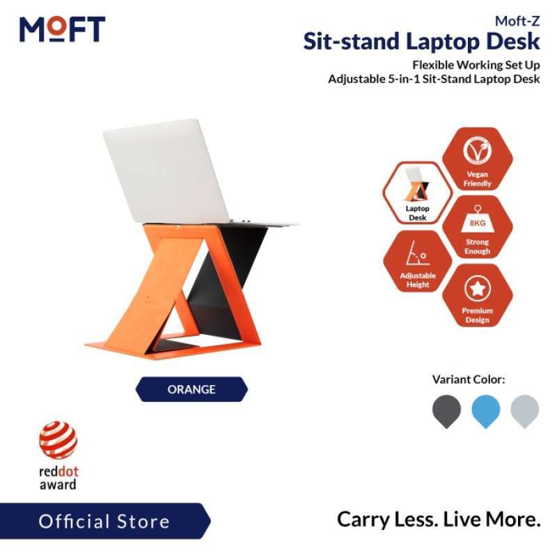 Promo 100% Produk Ori Moft Z 5 In 1 Sit Standing Desk Universal Stand ...