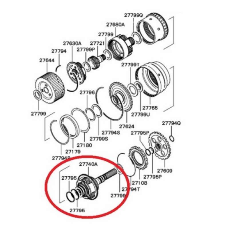 Jual Planetary Matic Mitsubishi Pajero Sport Carrier Assy Direct ...