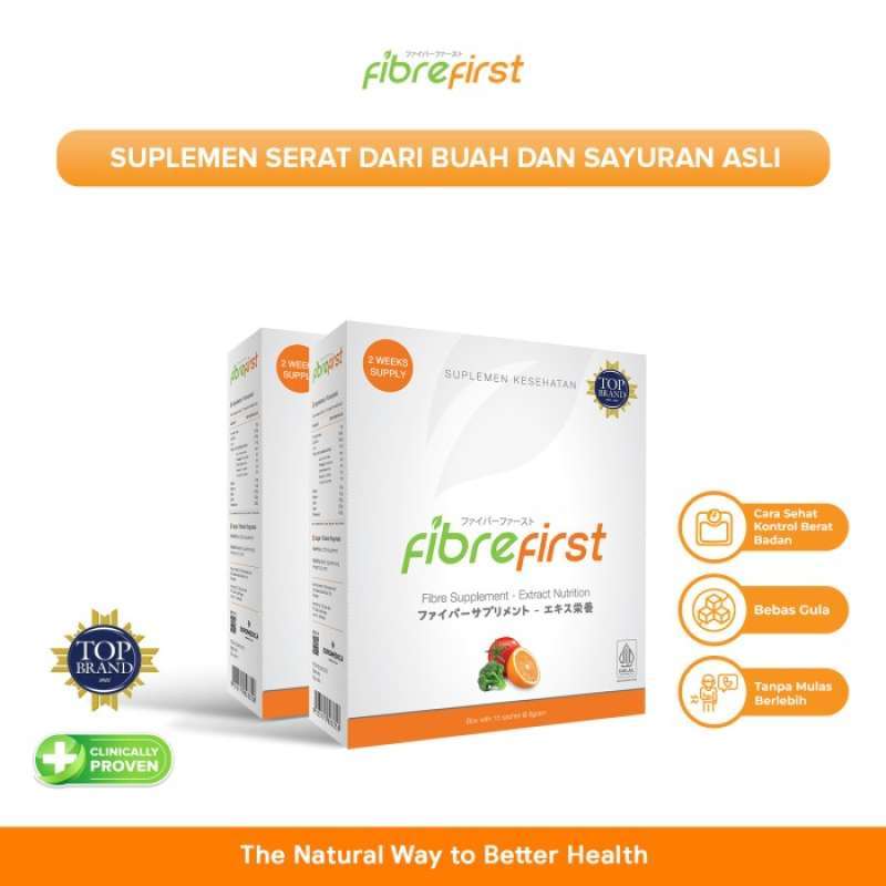 Promo Fibrefirst Minuman Diet & Detox Isi 30 Sachets Diskon 33% Di ...