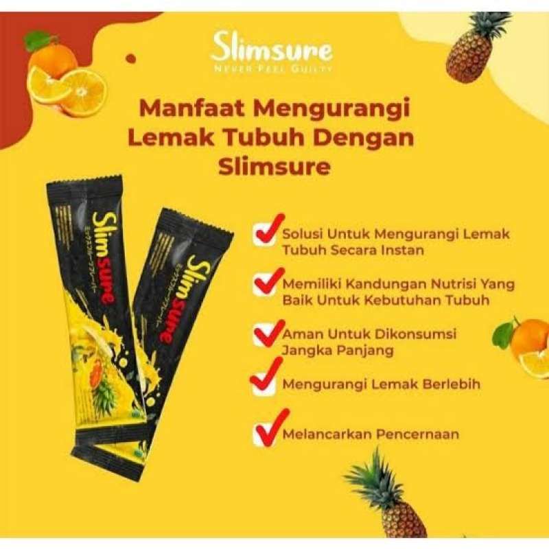 Promo Paket Langsing Slimsure Fiber + Kapsul Slim Sure Capsule Fat ...