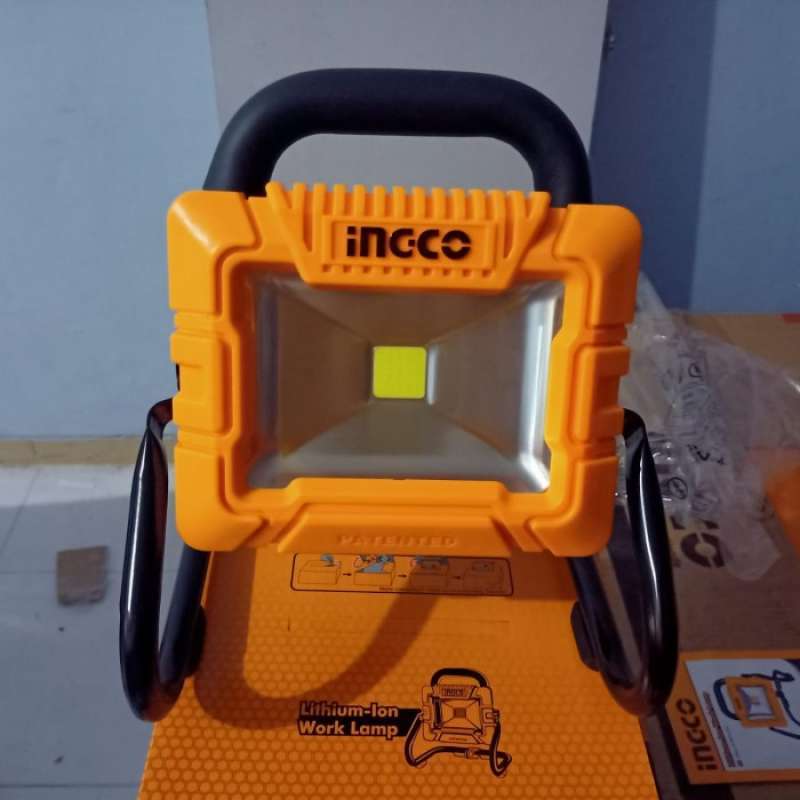 Jual Lampu Sorot 20 Watt Tembak Led Cordless 20v Work Lamp Ingco ...