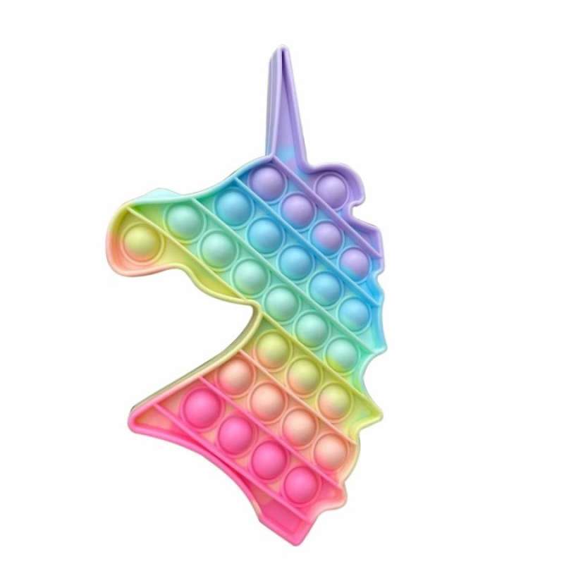 Promo Pop It Unicorn Jelly Simple Dimple Pop Its Fidget Toy Tiktok ...