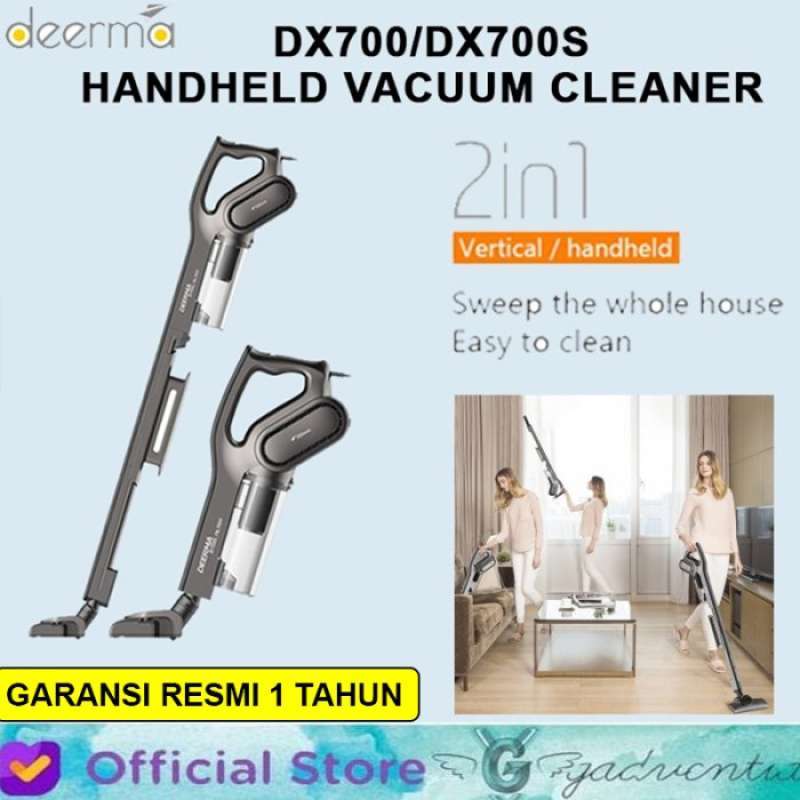 Jual Deerma Dx700 Dx700s Vacuum Cleaner 2in1 Handheld Penyedot Debu ...