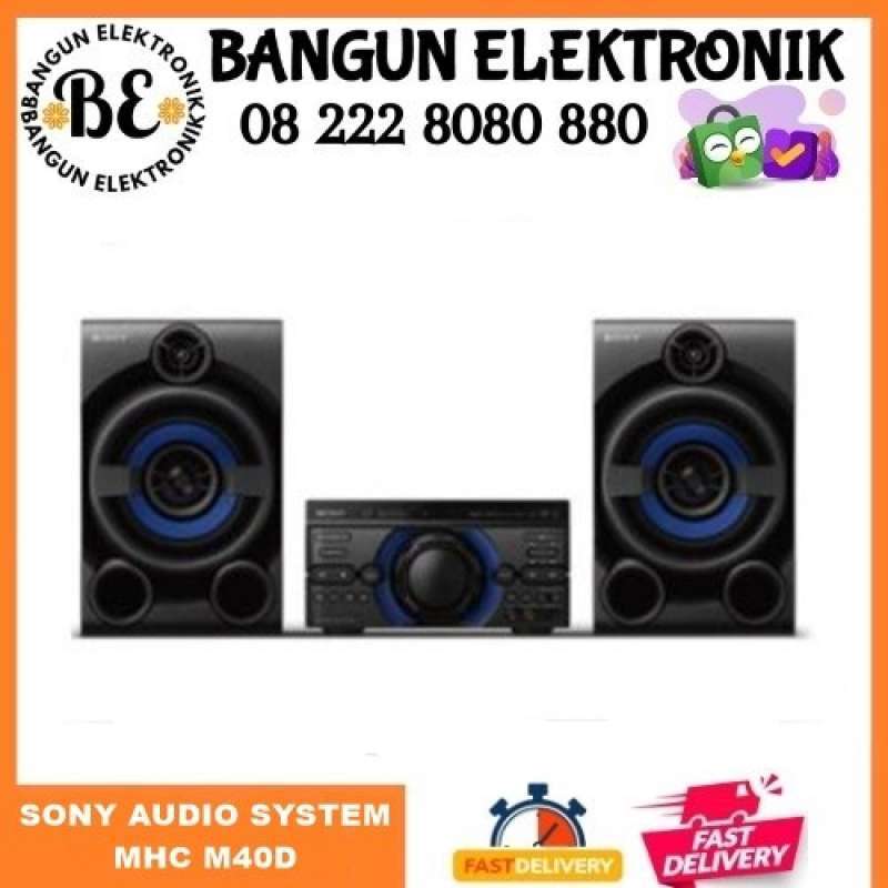 Jual Mhc-m40d Sony High Power Audio System Karaoke Bluetooth Dvd ...