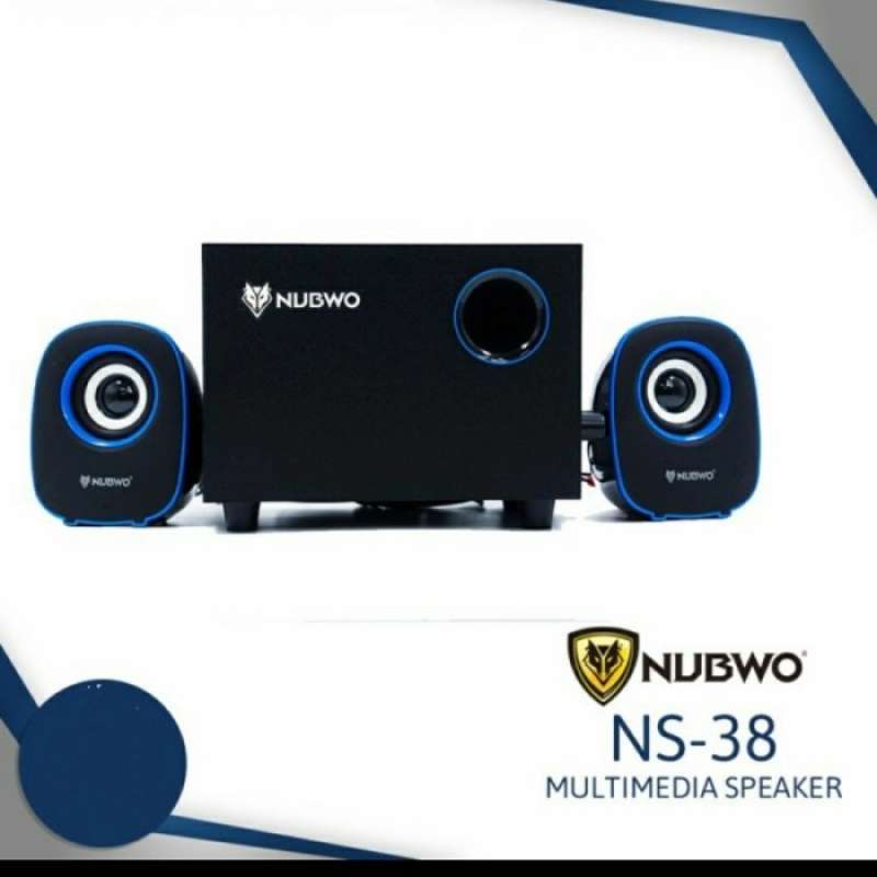 Jual Speaker Subwoofer Nubwo Ns-38 Speaker Bluetooth Koneksi Aux Bluetooth - Biru Di Seller ...