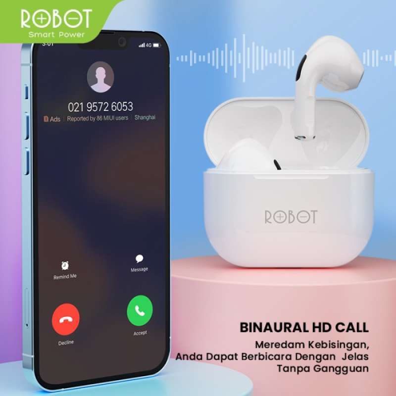 Jual Robot Earphone Wireless / Headset / Earbuds / Earbud / T50 ...