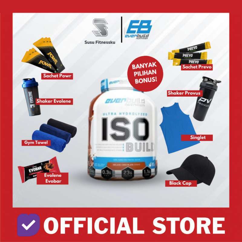 Promo Everbuild Nutrition Ultra Hydrolyzed Iso Build 4lbs Isolate ...