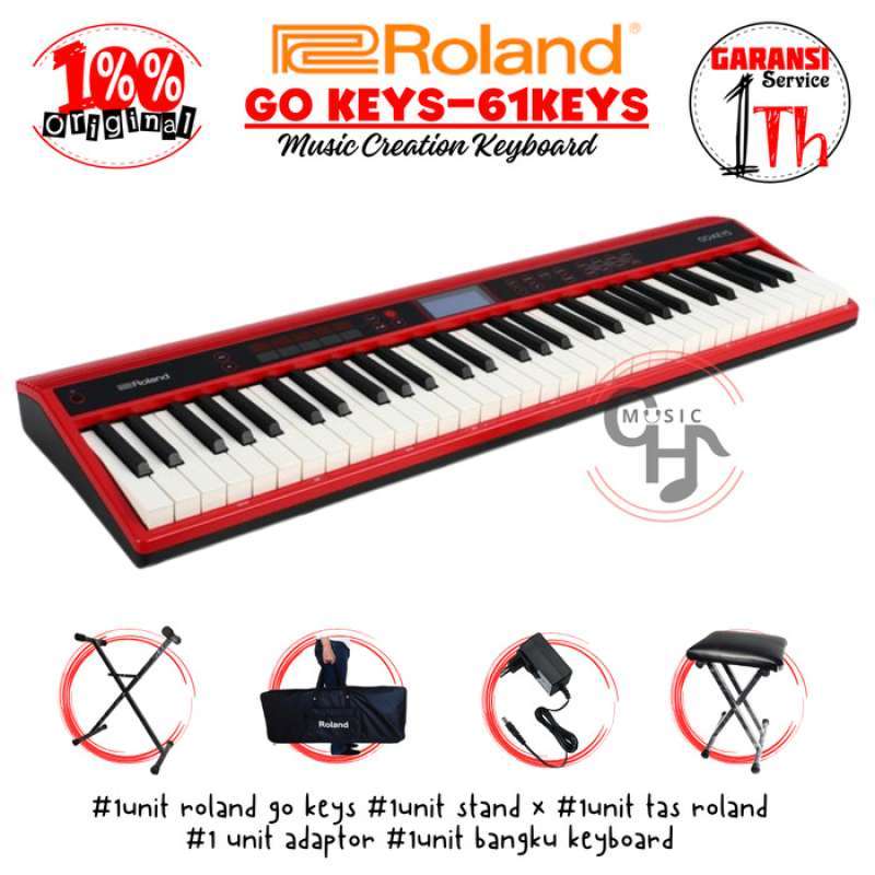 Promo Roland Go Keys61 Go 61keys Keyboard Garansi Resmi Diskon 23% Di ...